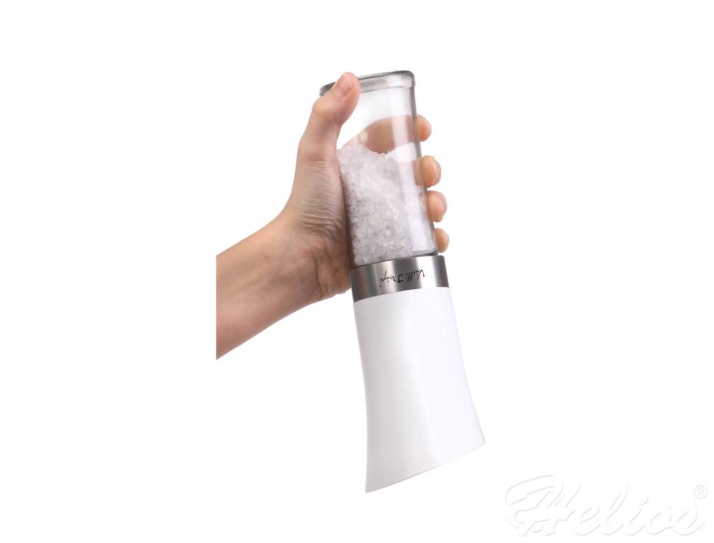 Vialli Design - Młynek grawitacyjny do soli lub pieprzu / biały - LIVIO ...