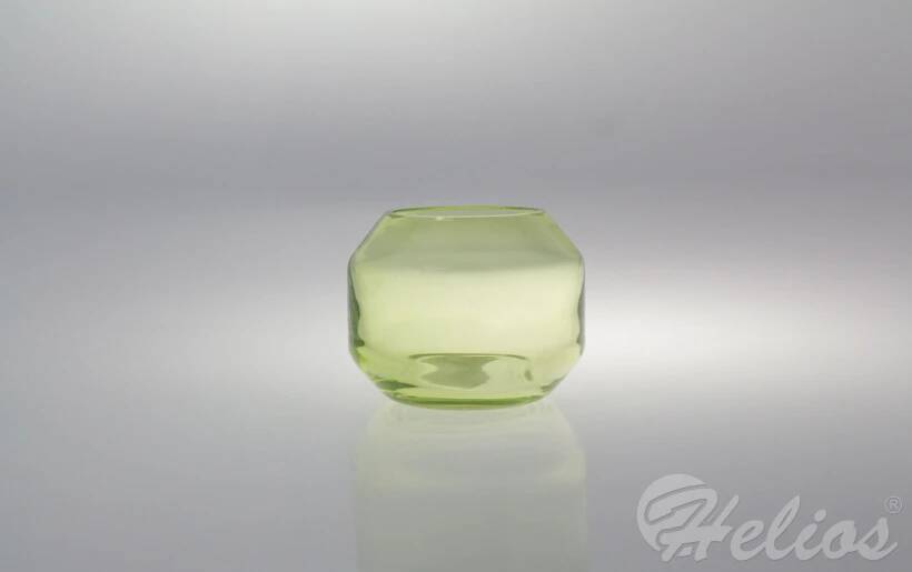 Krosno Glass S A Handmade Świecznik 9 Cm Limonka 3984