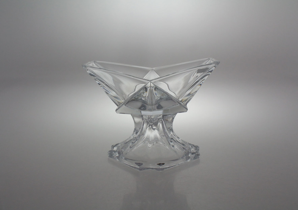 Misa kryształowa na nodze 22,5 cm - ORIGAMI - kup na RESinet.pl