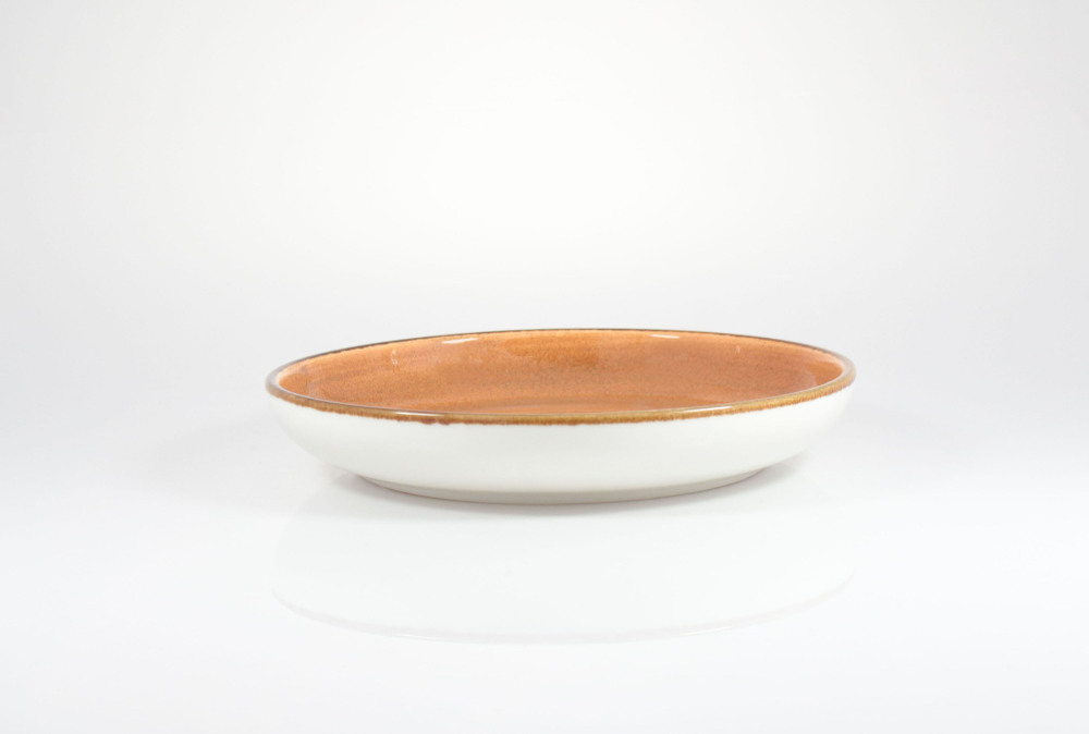 Miska płytka 23,5 cm - Jersey orange - kup na RESinet.pl