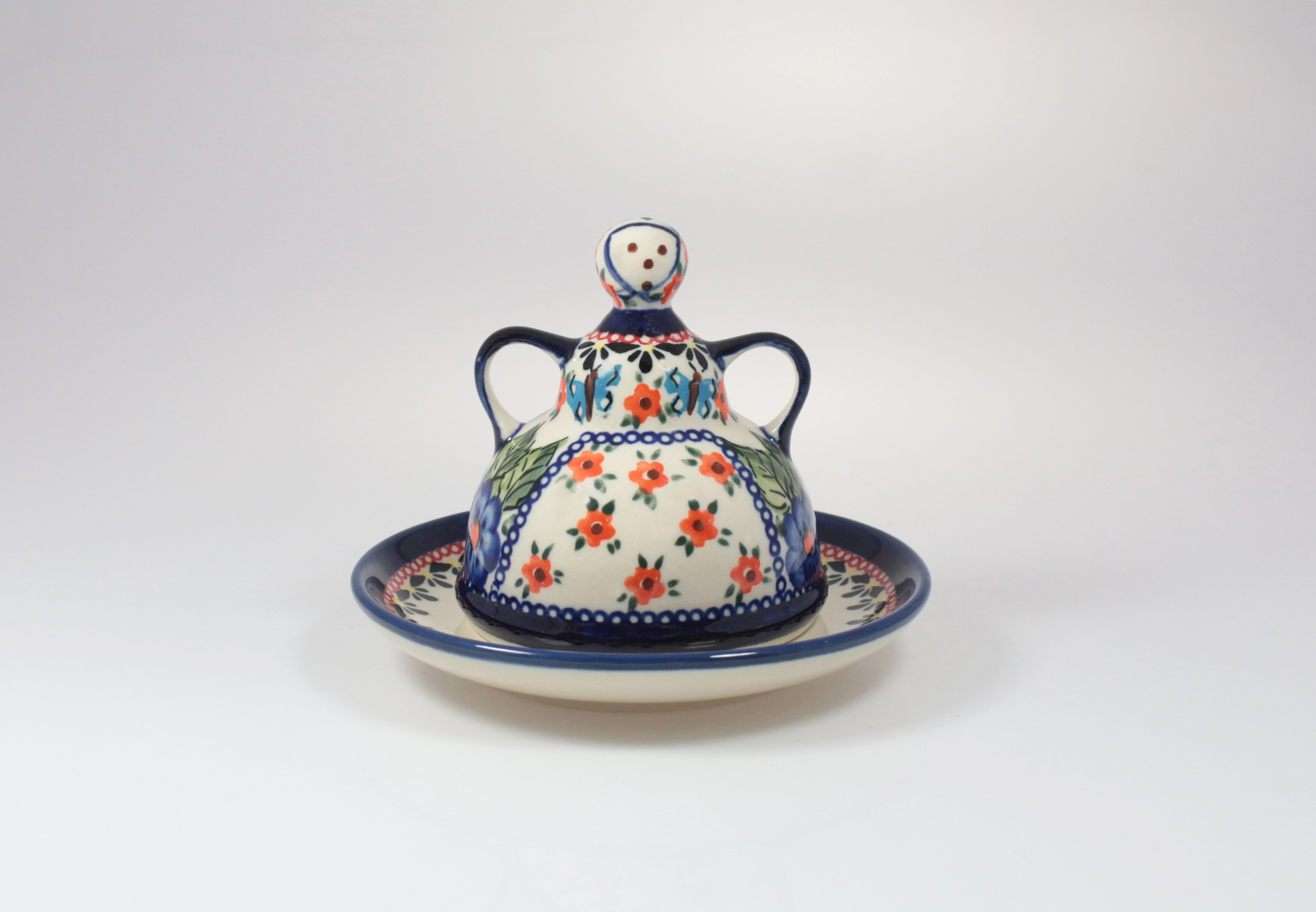Bolesławiec - 149AR / Baba do sera 10,3 cm - GU-1198, Porcelana